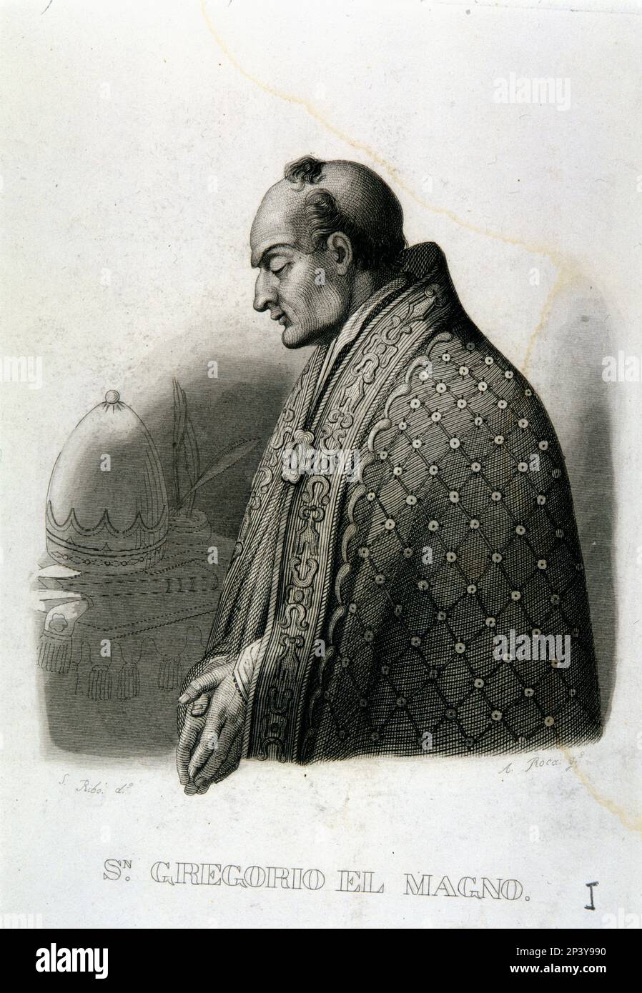 Gregory 'The Great' Saint, secular name Gregorius Anicius (540 - 604 ...