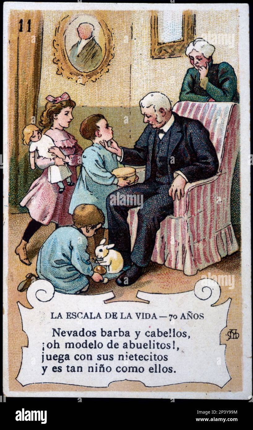 Collection of stickers 'Scale of life' number 5, 20th century. Work of ...