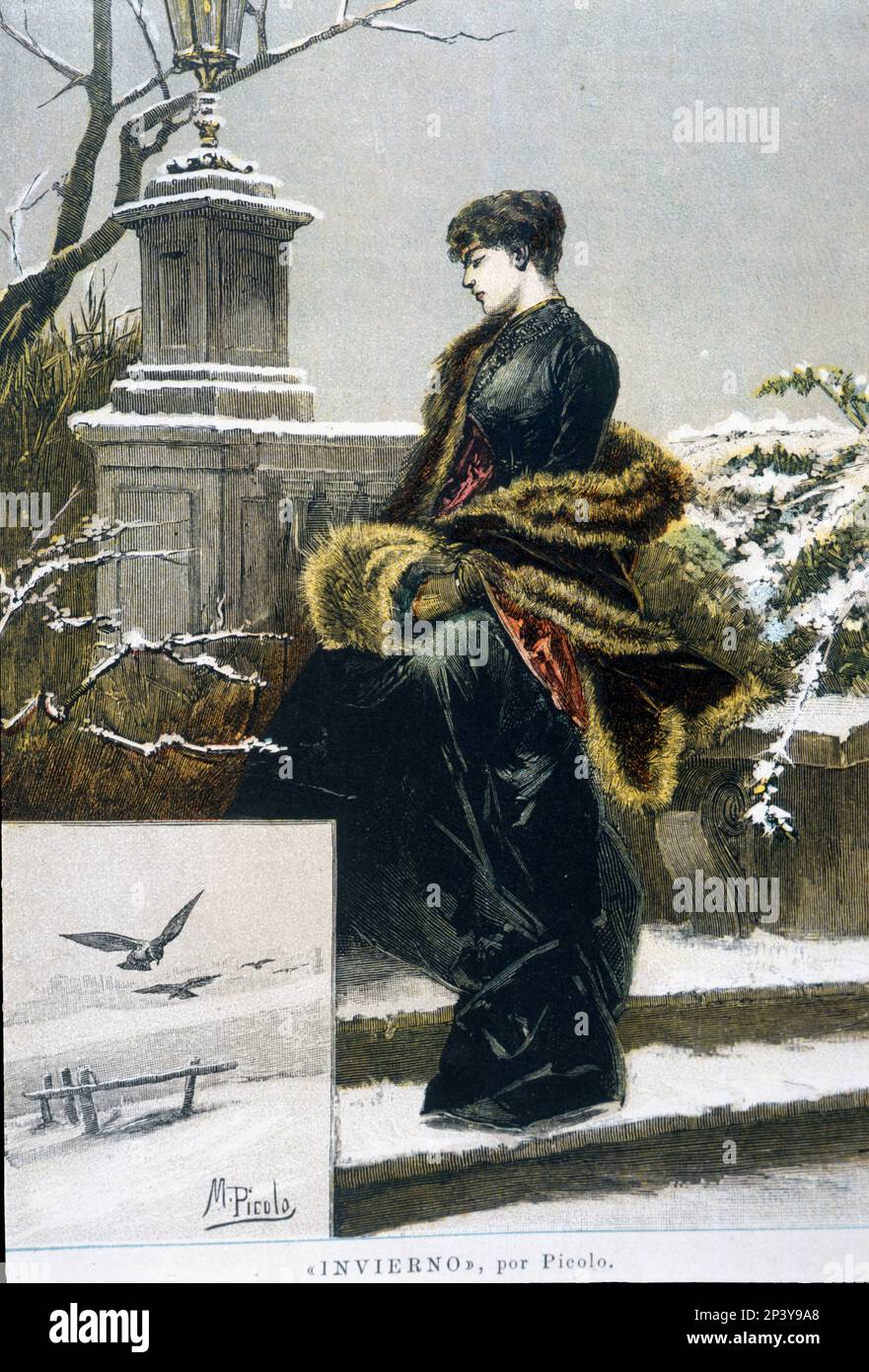 Allegory of winter hi-res stock photography and images - Alamy