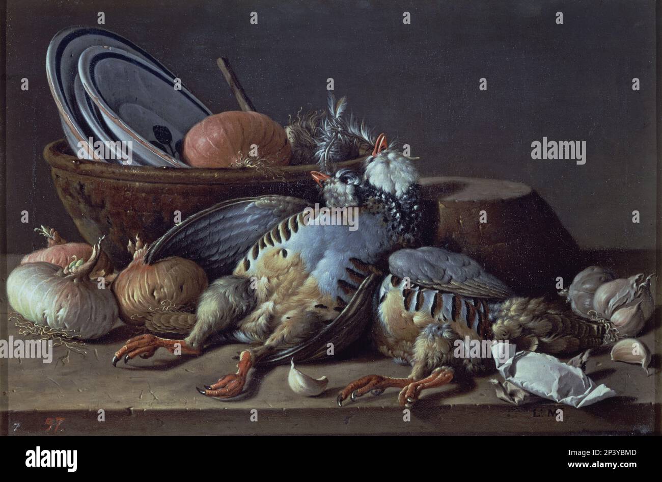 Hunting still life, 18th century Stock Photo - Alamy