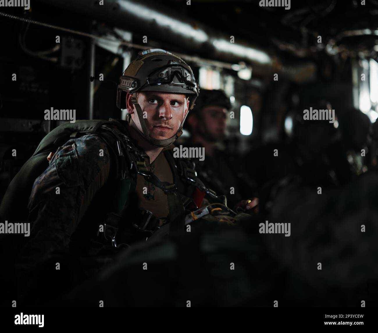 A U.S. Marine with 2d Reconnaissance Battalion (2d Recon), 2d Marine ...