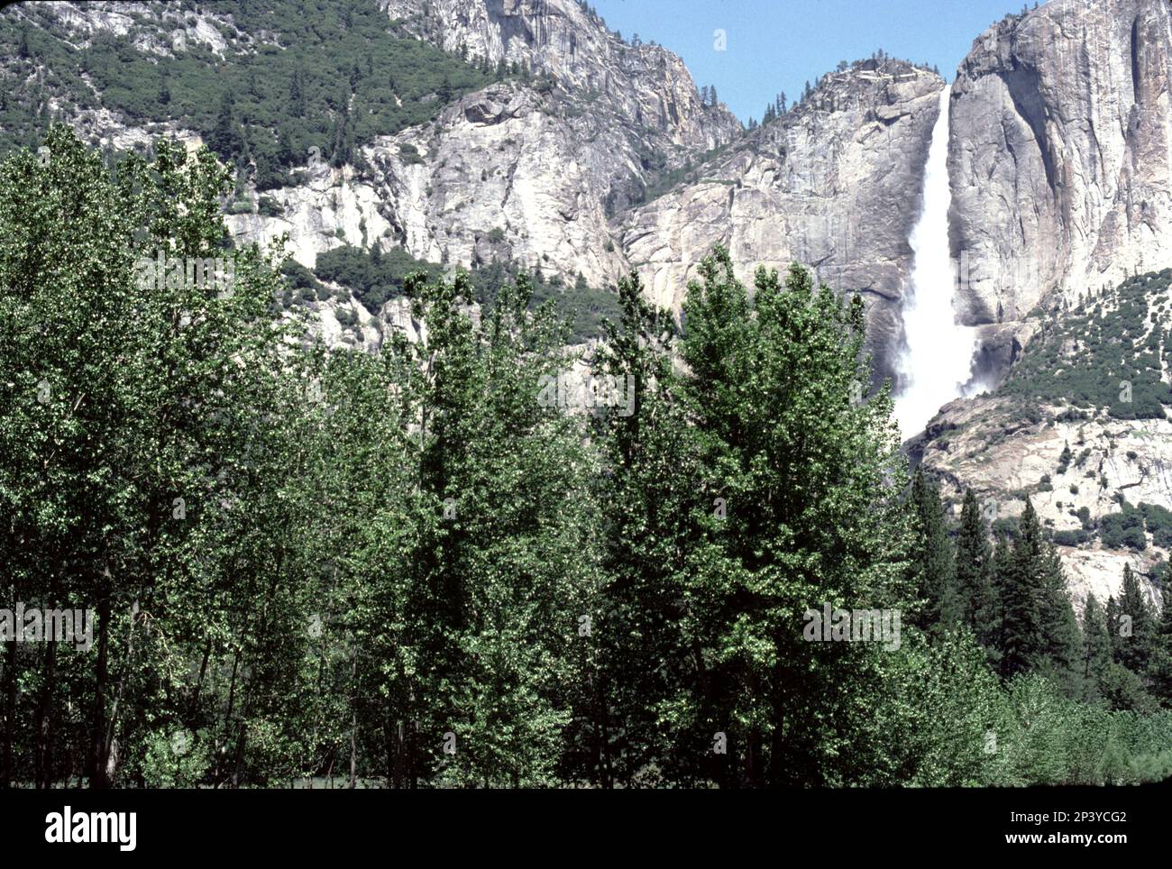 Yosemite National Park. CA. USA 1984. Yosemite Upper, Middle and Lower ...