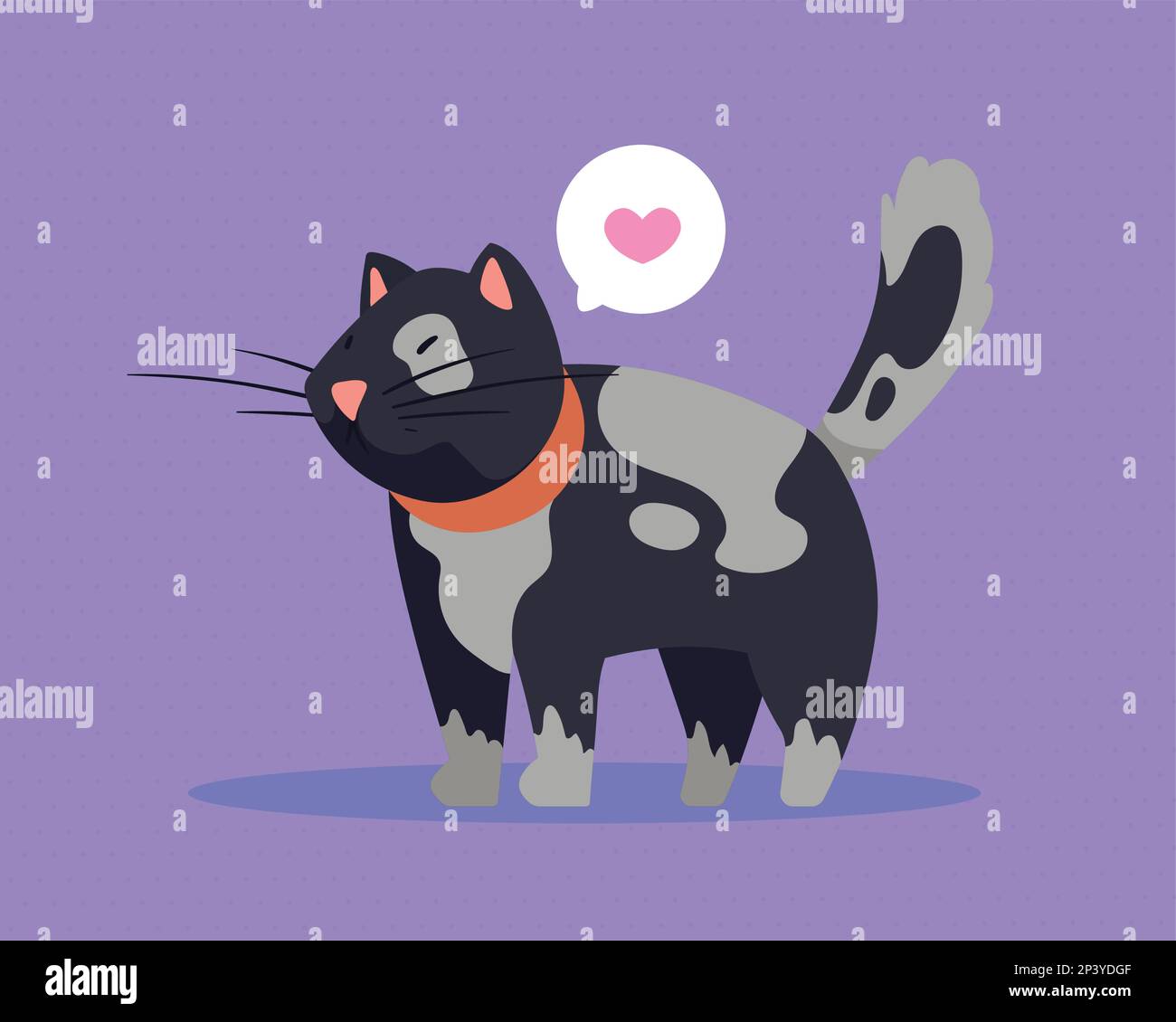 Kitten thinking Stock Vector Images - Alamy