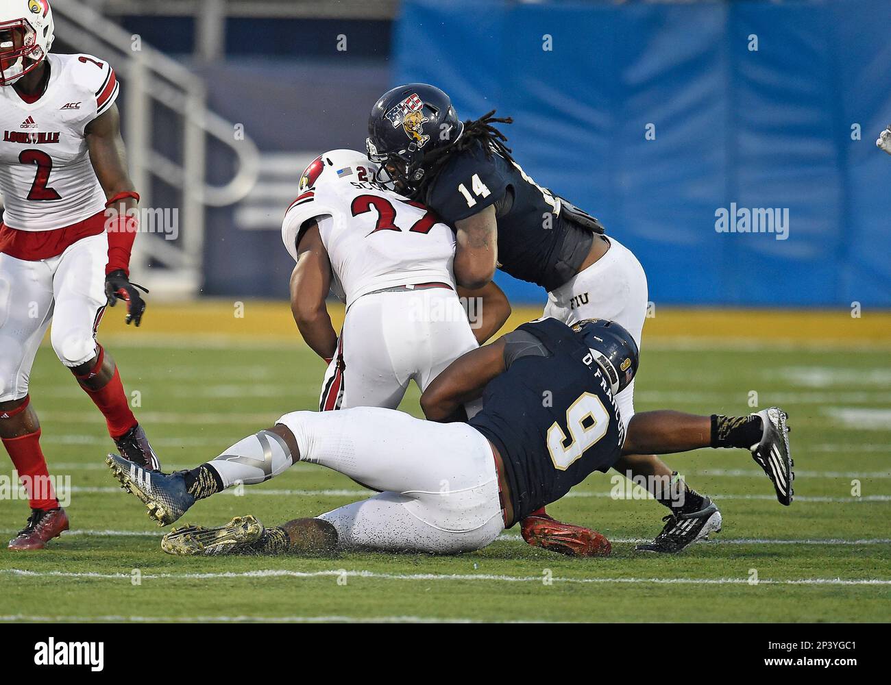 20 September, 2014: Florida International University football player ...