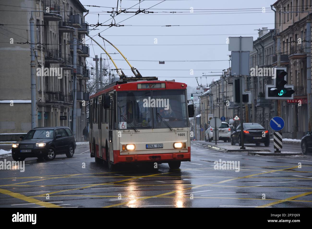 Skoda 14Tr trolleybus Stock Photo - Alamy