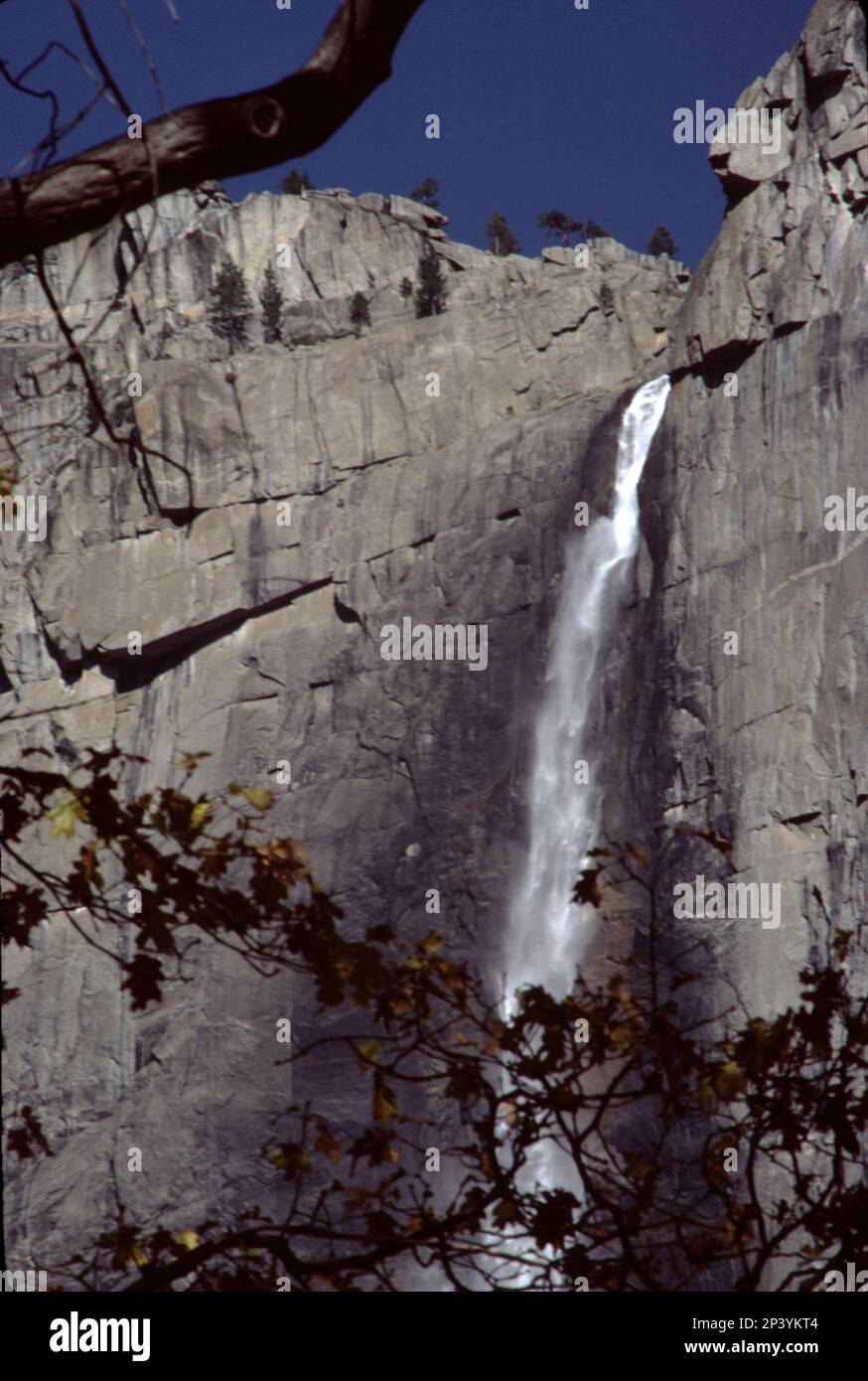 Yosemite National Park. CA. USA 1984. Yosemite Upper, Middle and Lower ...