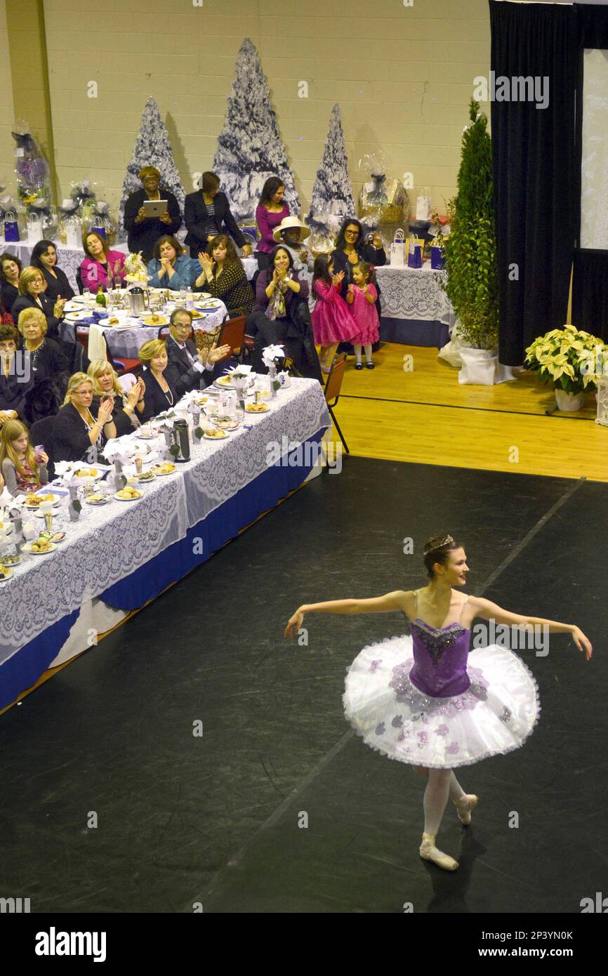 Jessica Frazier, 21, dancing as the Sugar Plum Fairy, performs with the ...