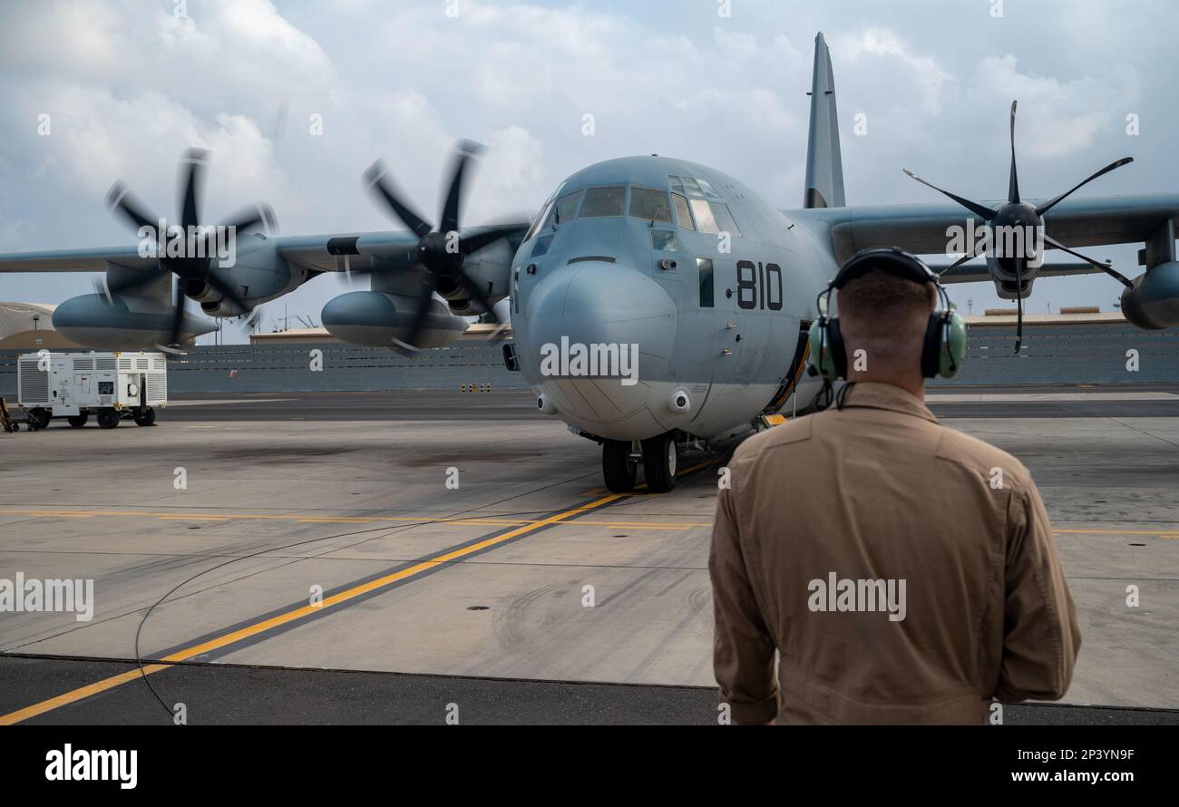 U.S. Marine Corps Cpl. Johnathan Troke, Marine Aerial Refueler ...