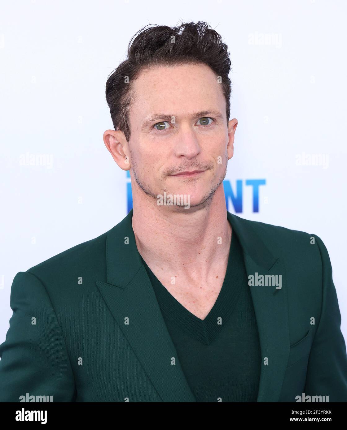 Jonathan Tucker attends the 2023 Film Independent Spirit Awards on ...