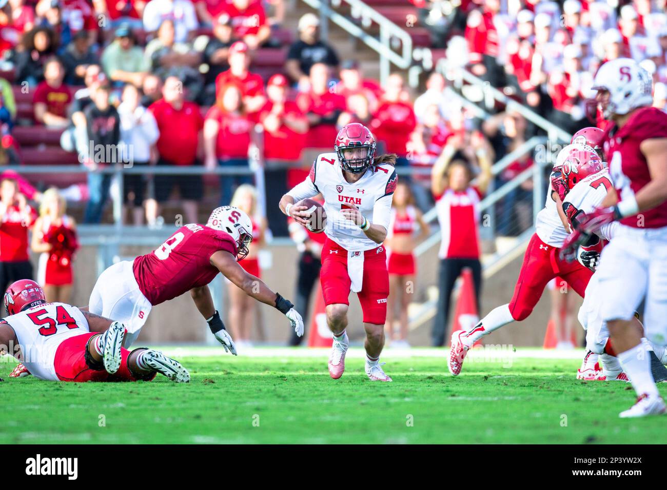 November 15, 2014: Utah Utes quarterback Travis Wilson (7) runs the ...