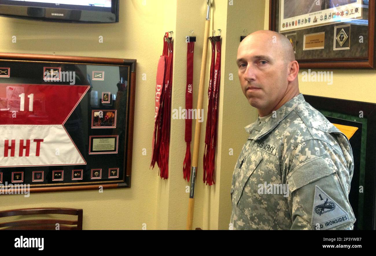 In this undated photo, Command Sgt. Maj. William A. Thompson poses for ...