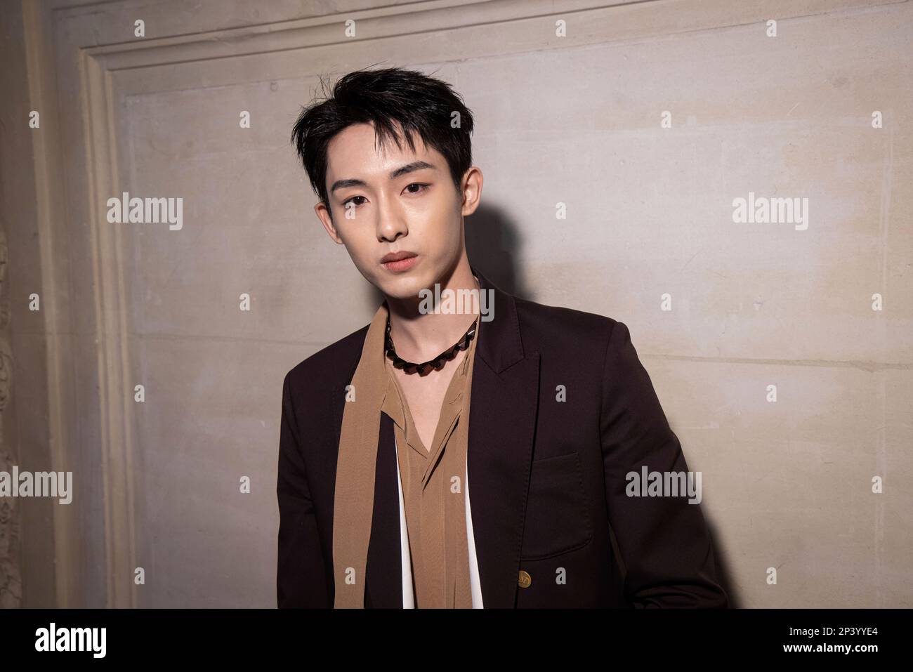 Dong Sicheng, a.k.a. Winwin attends the Valentino Fall/Winter 2023-2024 ...