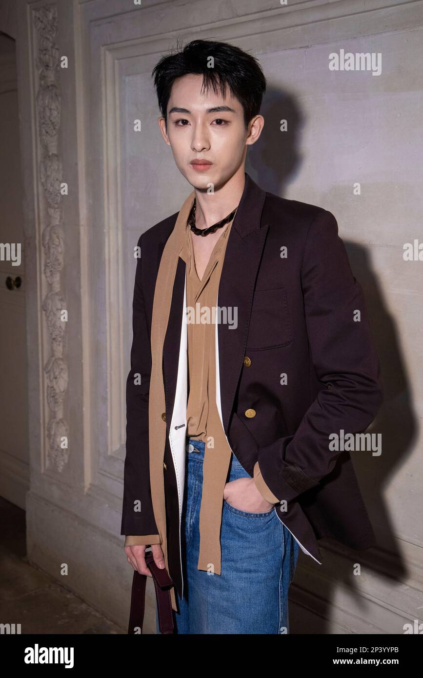 Dong Sicheng, a.k.a. Winwin attends the Valentino Fall/Winter 2023-2024 ready-to-wear collection ...