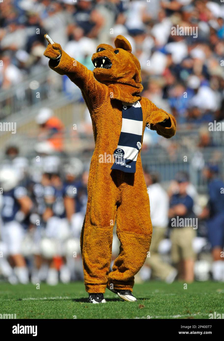 27 September 2014: The Penn State Nittany Lion mascot. The Northwestern ...