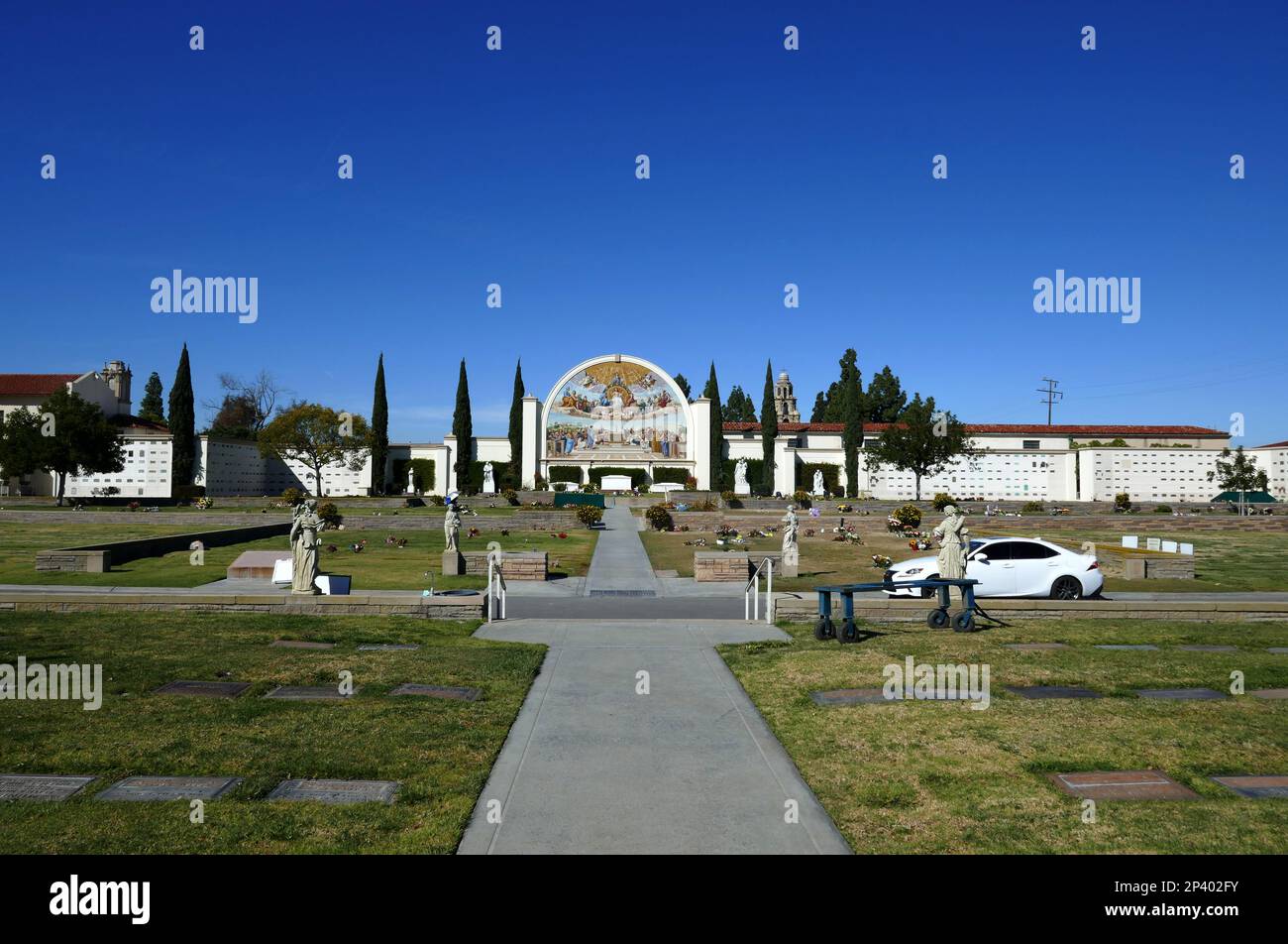 Long Beach, California, USA 2nd March 2023 Forest Lawn Long Beach ...