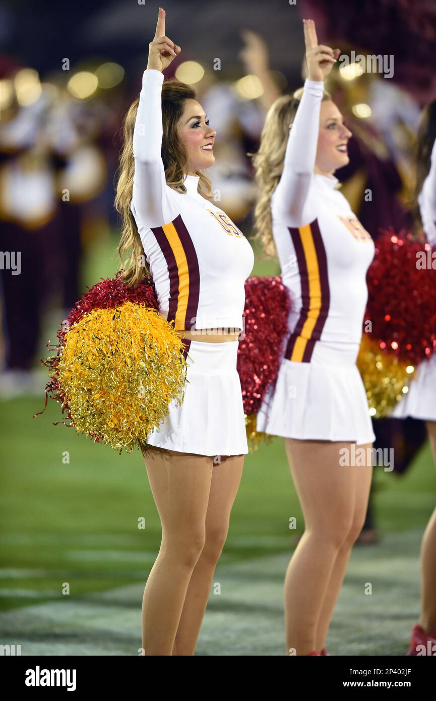 13 November 2014: USC song girls during an NCAA football game between ...