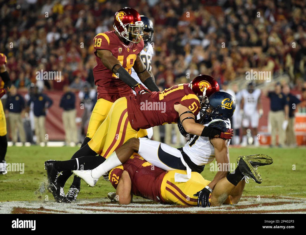 13 November 2014: California Golden Bears wide receiver Jack Austin (21 ...