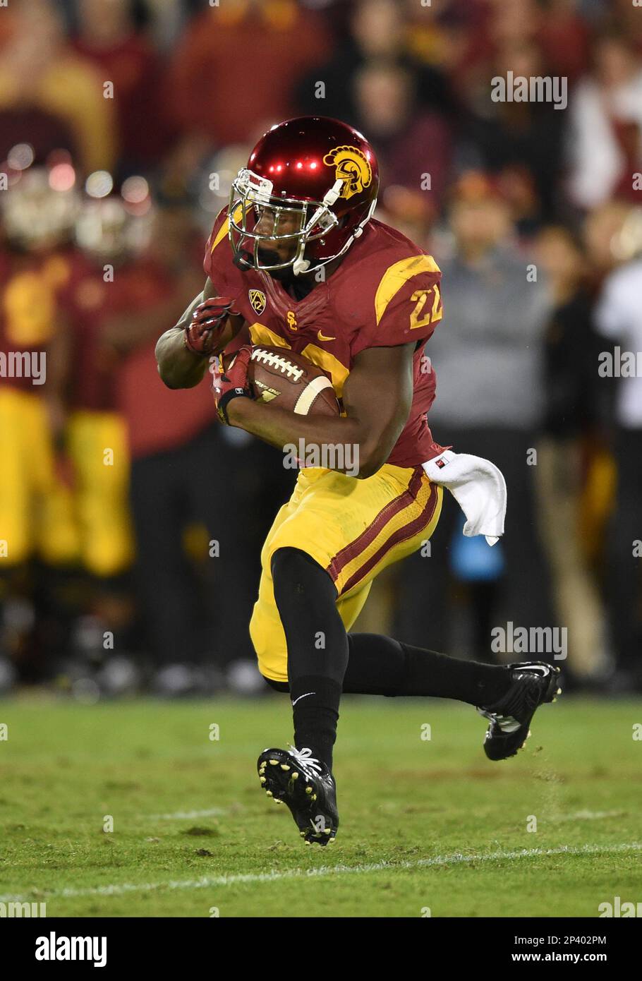 13 November 2014: USC Trojans running back Justin Davis (22) during an ...