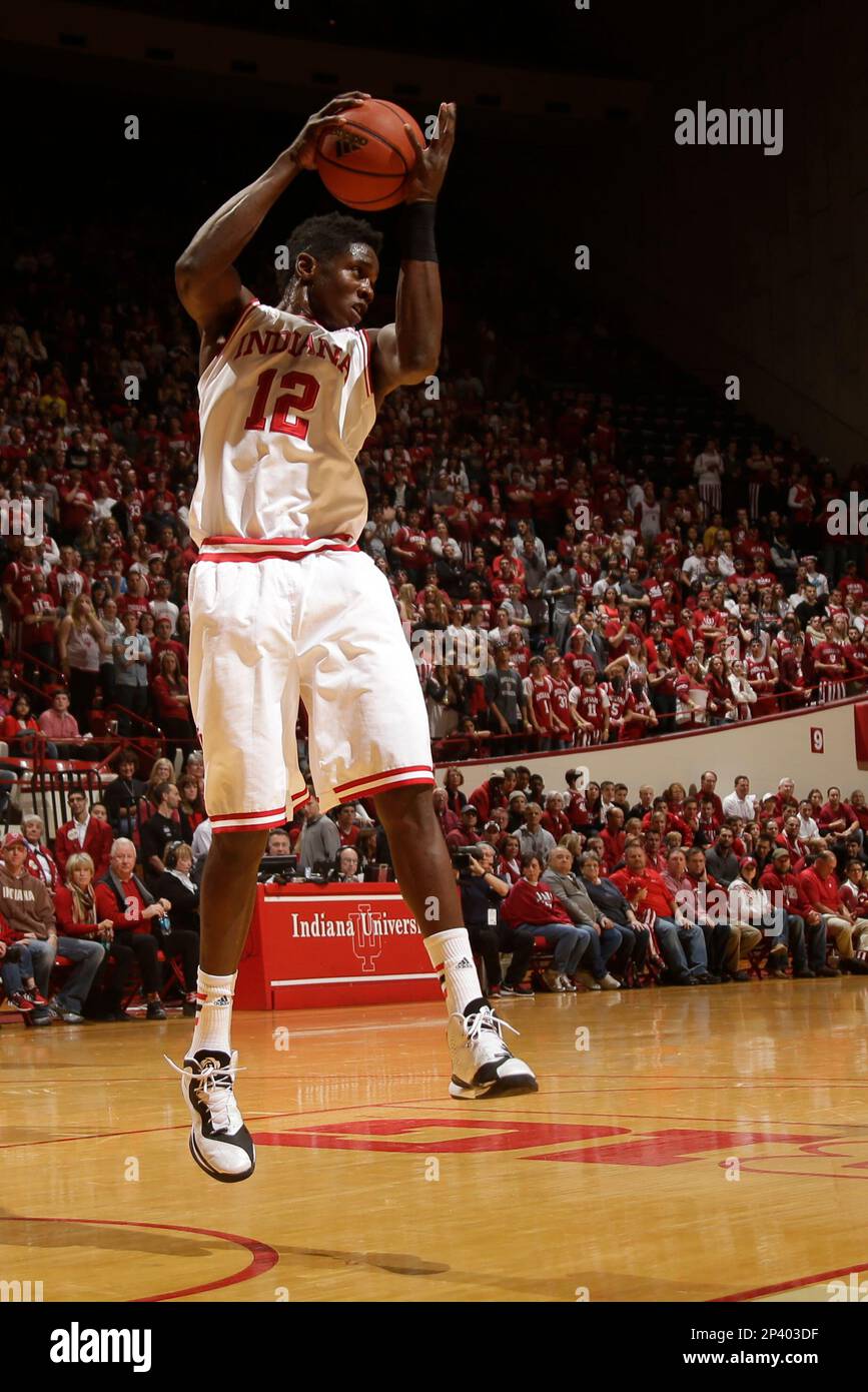 Indiana forward Hanner Mosquera-Perea (12) as Indiana played ...