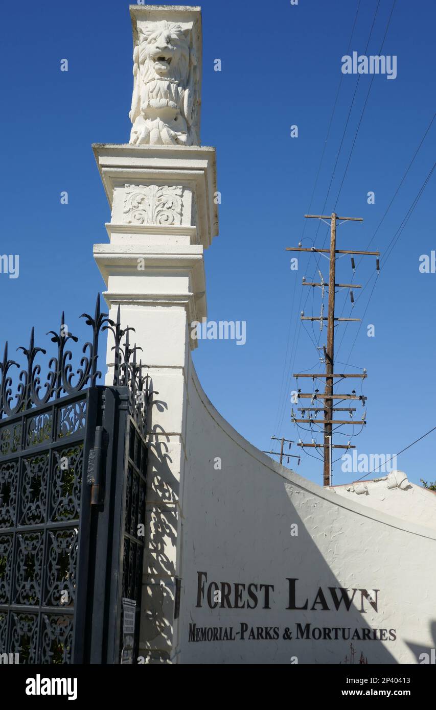 Long Beach, California, USA 2nd March 2023 Forest Lawn Long Beach ...