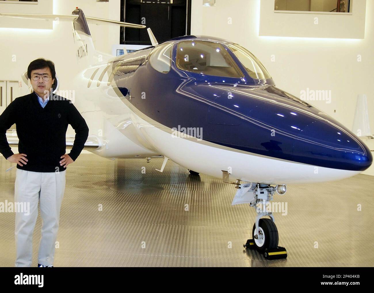 Honda Aircraft Co. unveils its business small aircraft "HondaJet'' at ...