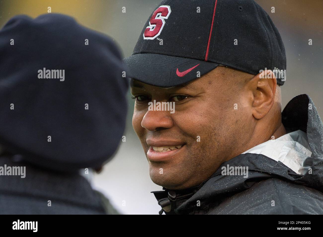 October 4, 2014: Stanford Cardinals head coach David Shaw on the ...
