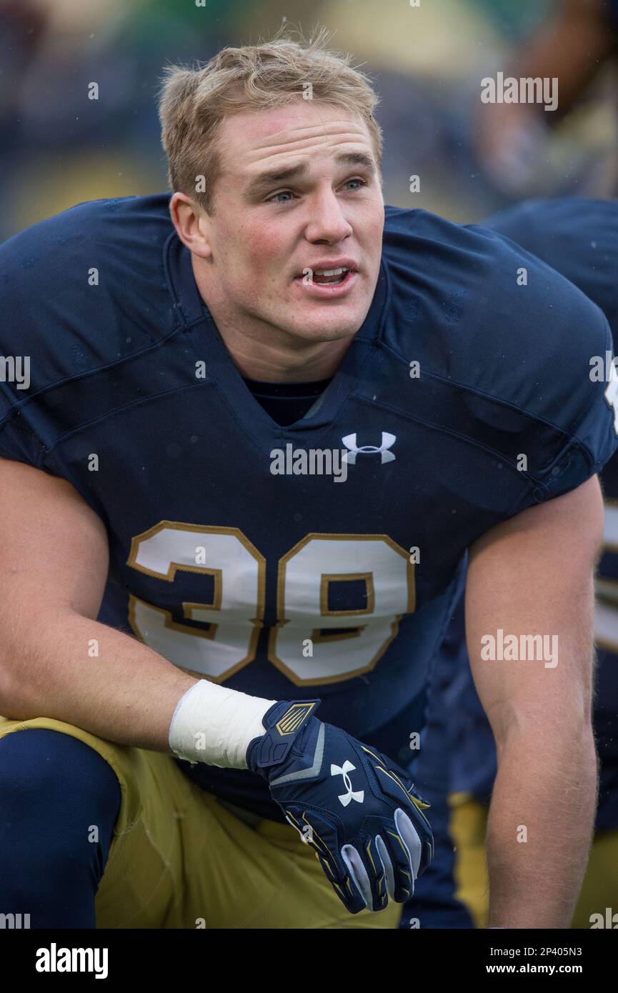 October 4, 2014: Notre Dame Fighting Irish linebacker Joe Schmidt (38 ...