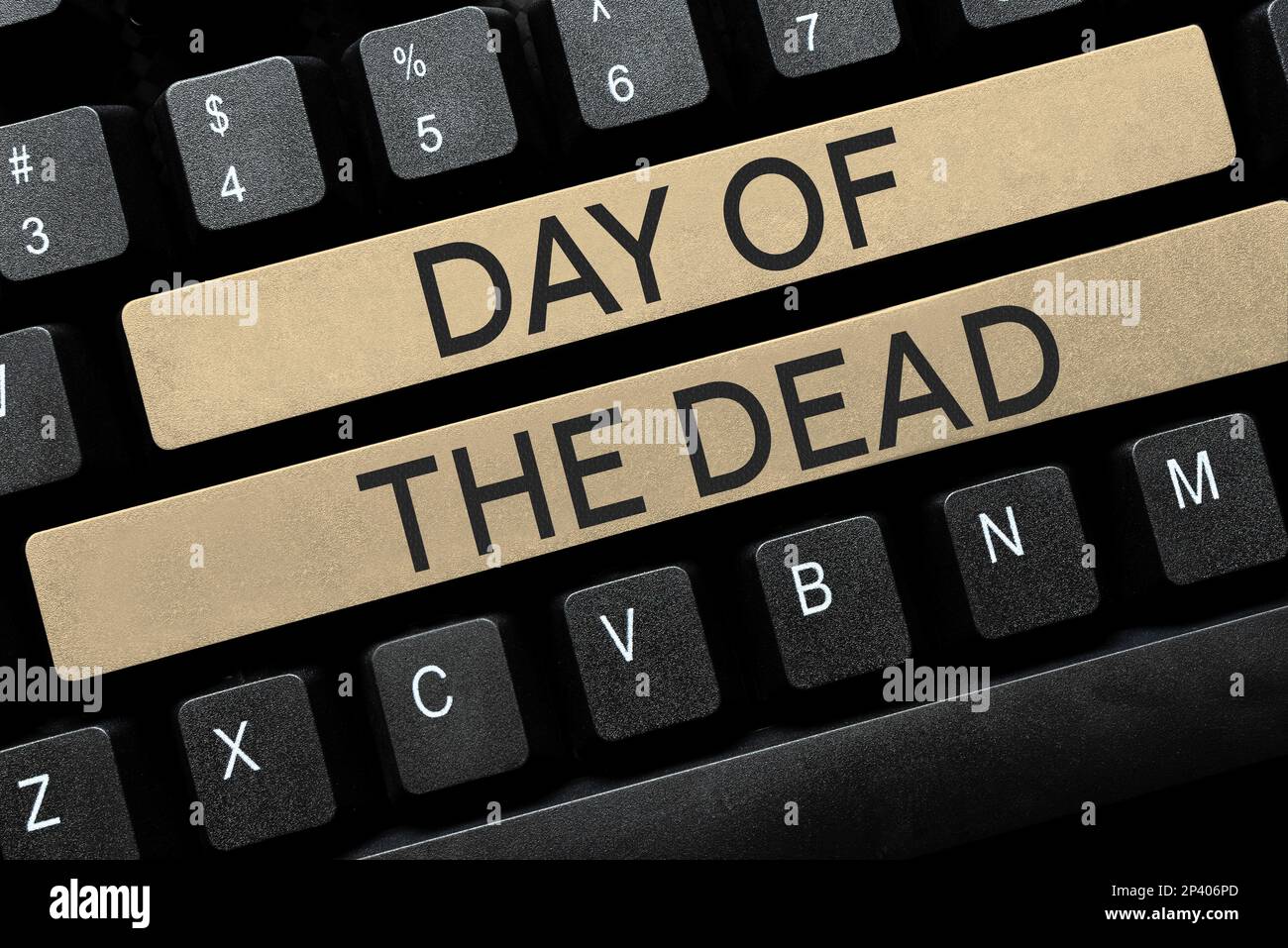 Text sign showing Day Of The Dead. Business concept mexican celebration ...