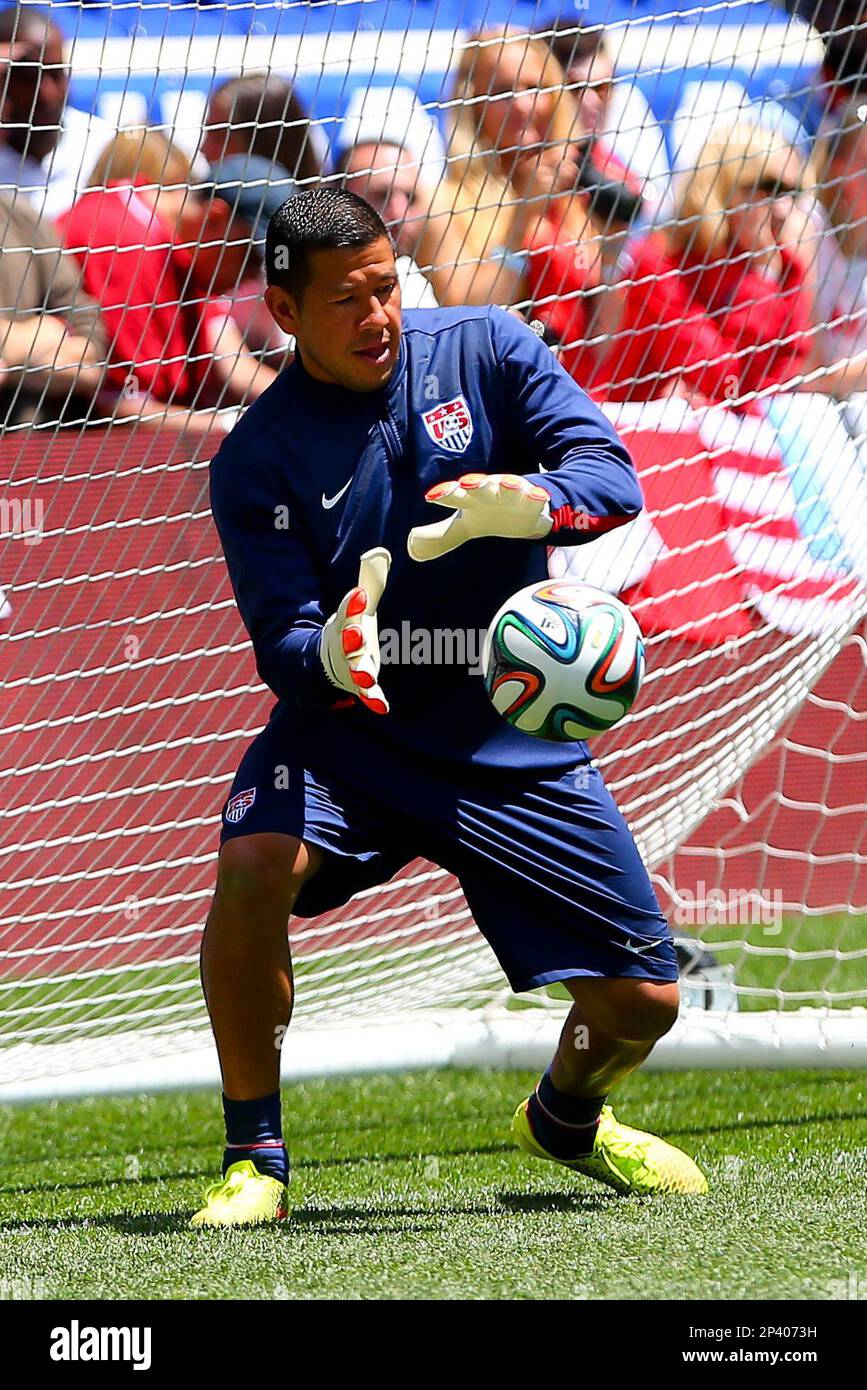31 MAY 2014: USA Mens National Team goalkeeper Nick Rimando (22) at ...