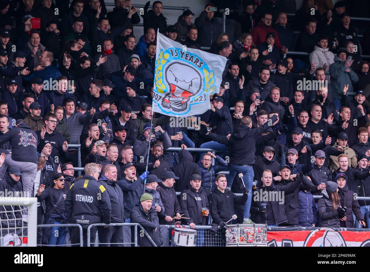 05-03-2023: Sport: RKC v PSV WAALWIJK, NETHERLANDS - MARCH 5: fans of ...