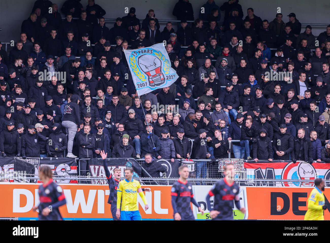 05-03-2023: Sport: RKC v PSV WAALWIJK, NETHERLANDS - MARCH 5: fans of ...