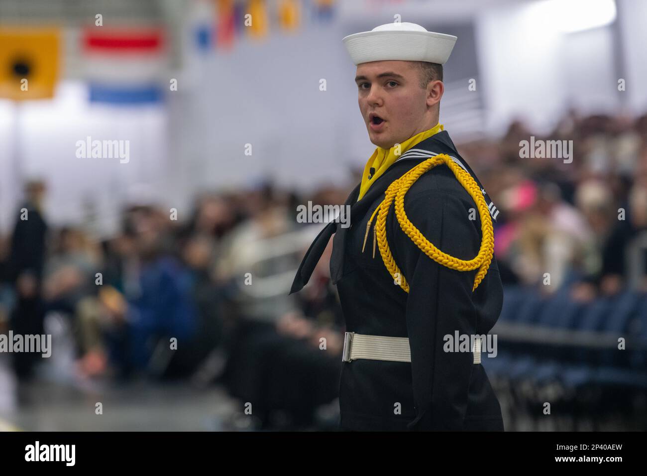 The Navy’s newest Sailors graduate boot camp during Pass-in-Review at U ...