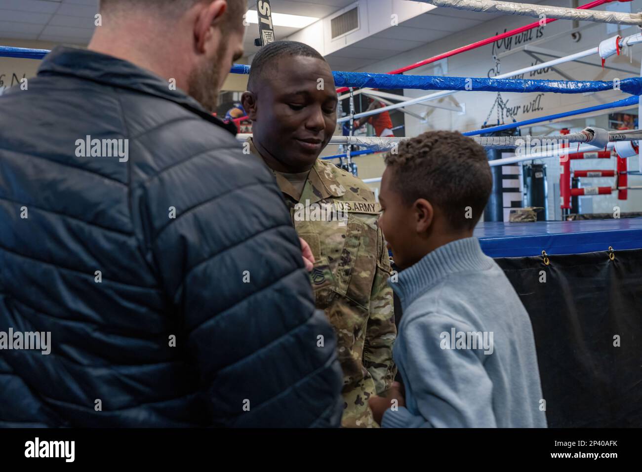 Sgt. 1st Class Spenser Mango, a wrestling coach assigned to the U.S ...