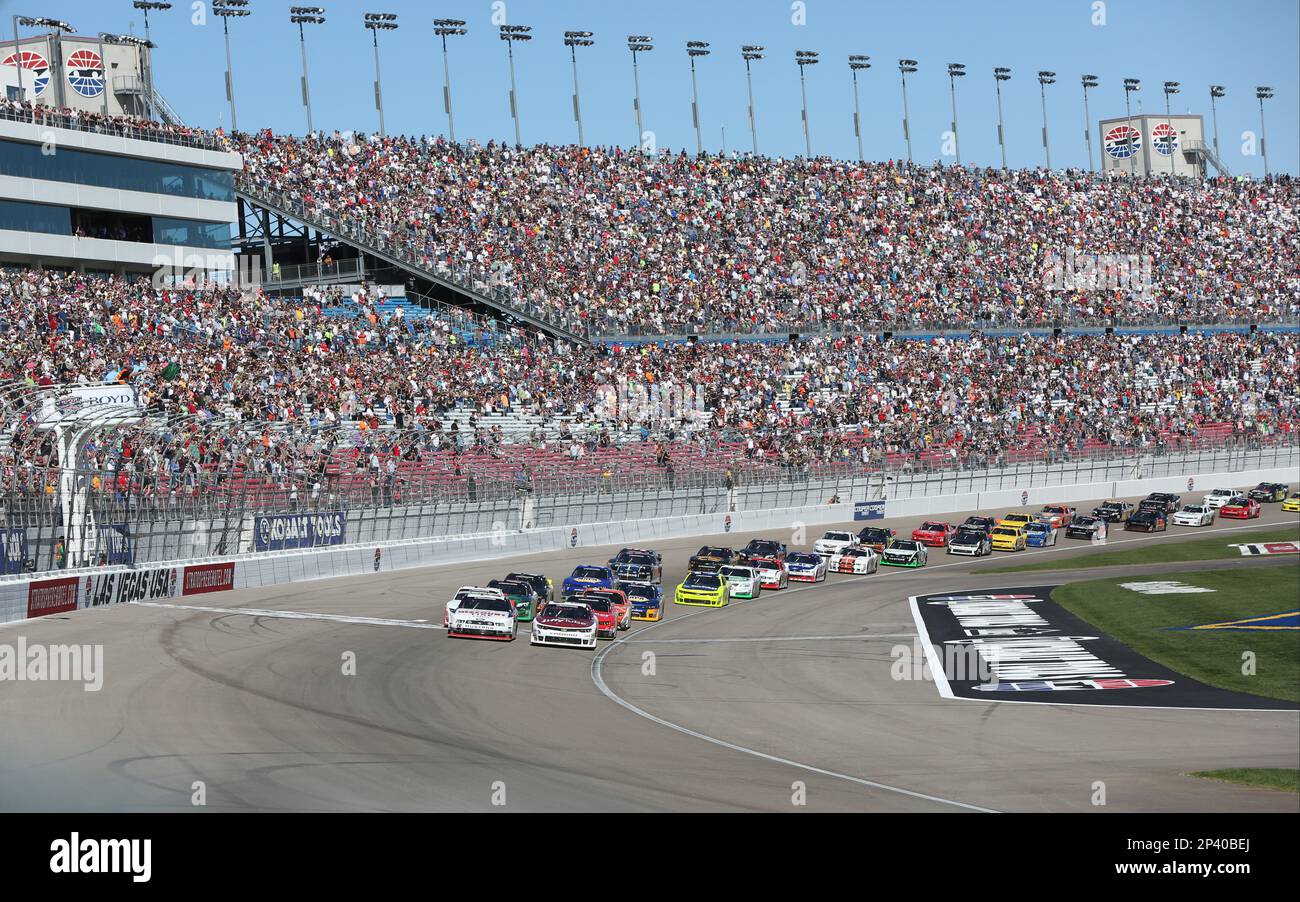 March 8, 2014: Start of the Boyd Gaming 300 Nationwide Series race at ...