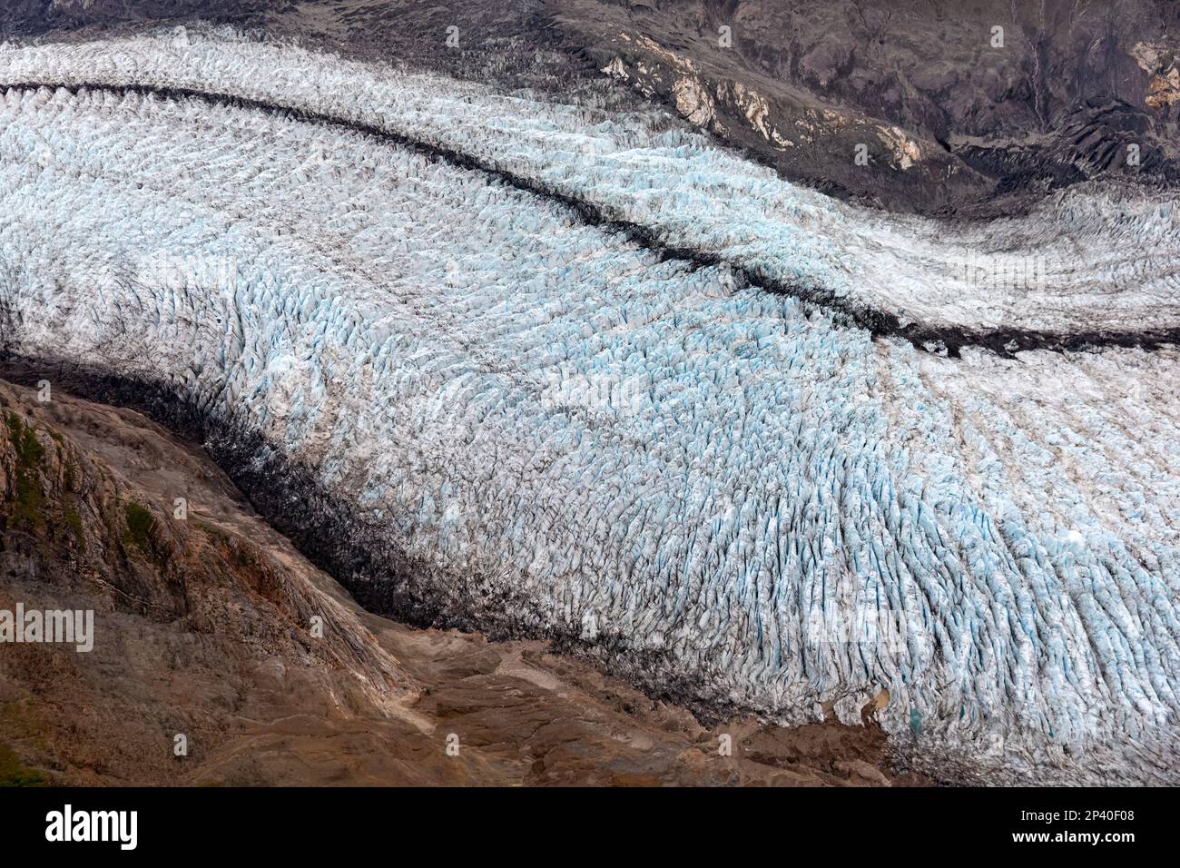 Fair weather glacier aerial hi-res stock photography and images - Alamy