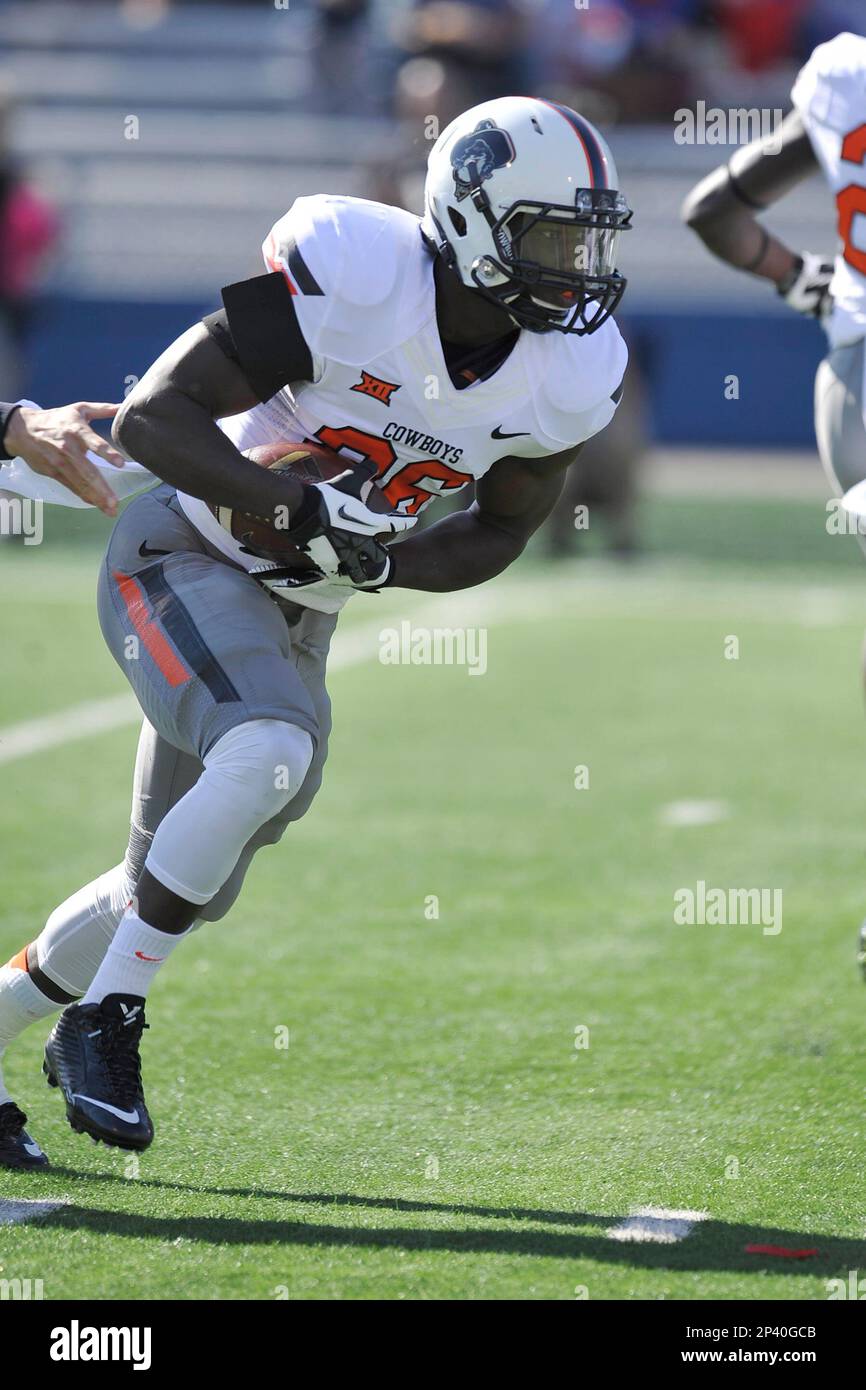 October 11 2014: Cowboy running back Desmond Roland runs during the ...