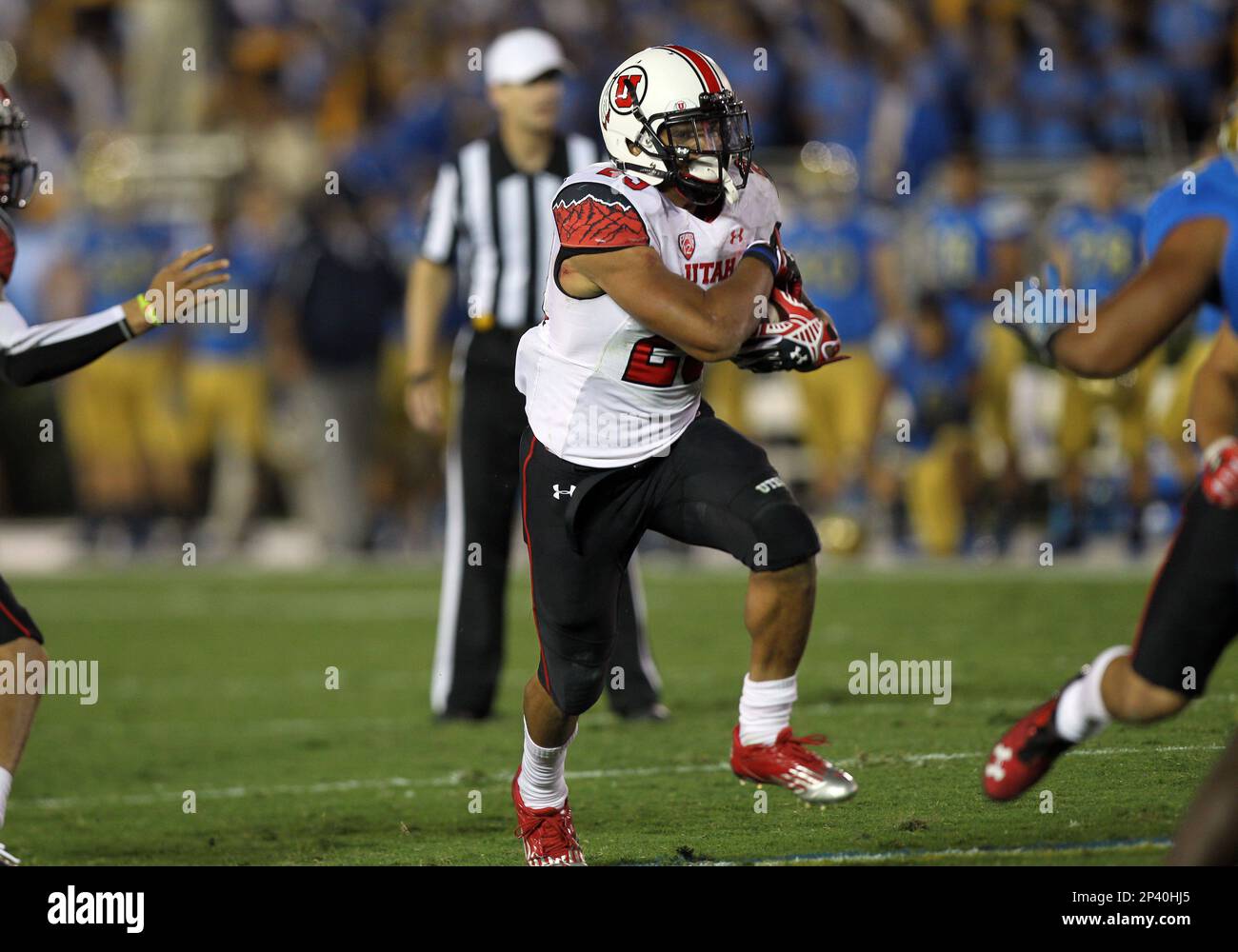 October 04, 2014: Utah Utes running back Tavaris Williams (26) runs the ...