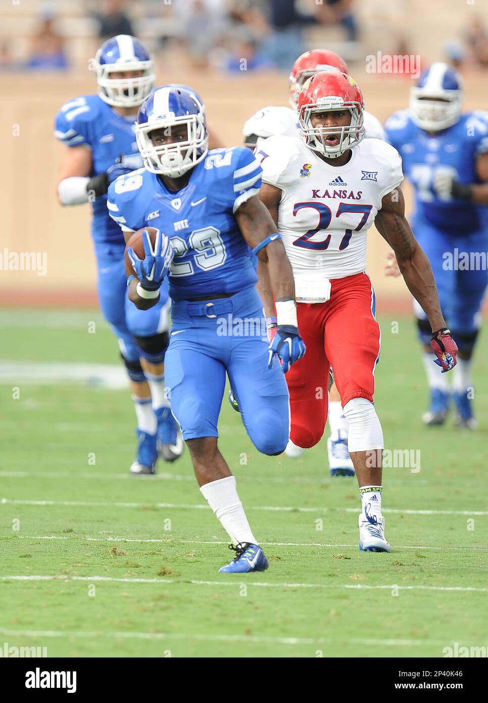 Duke Blue Devils Shaun Wilson (29) during a game against the Kansas ...