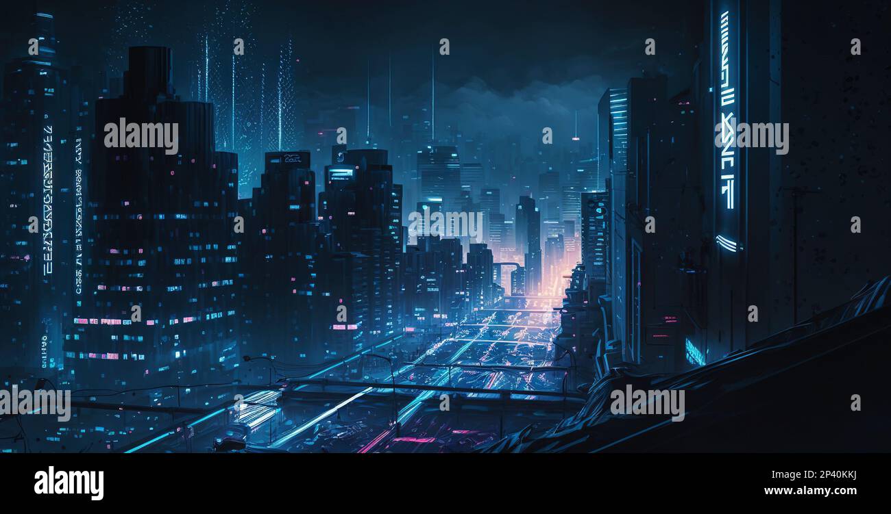 Synthwave town hi-res stock photography and images - Alamy