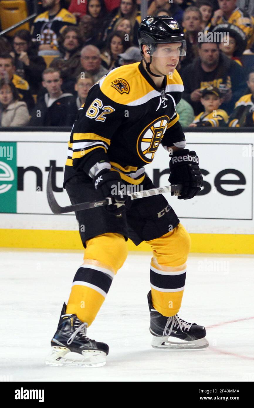 November 10, 2014: Boston Bruins defenseman Zach Trotman (62) in action ...