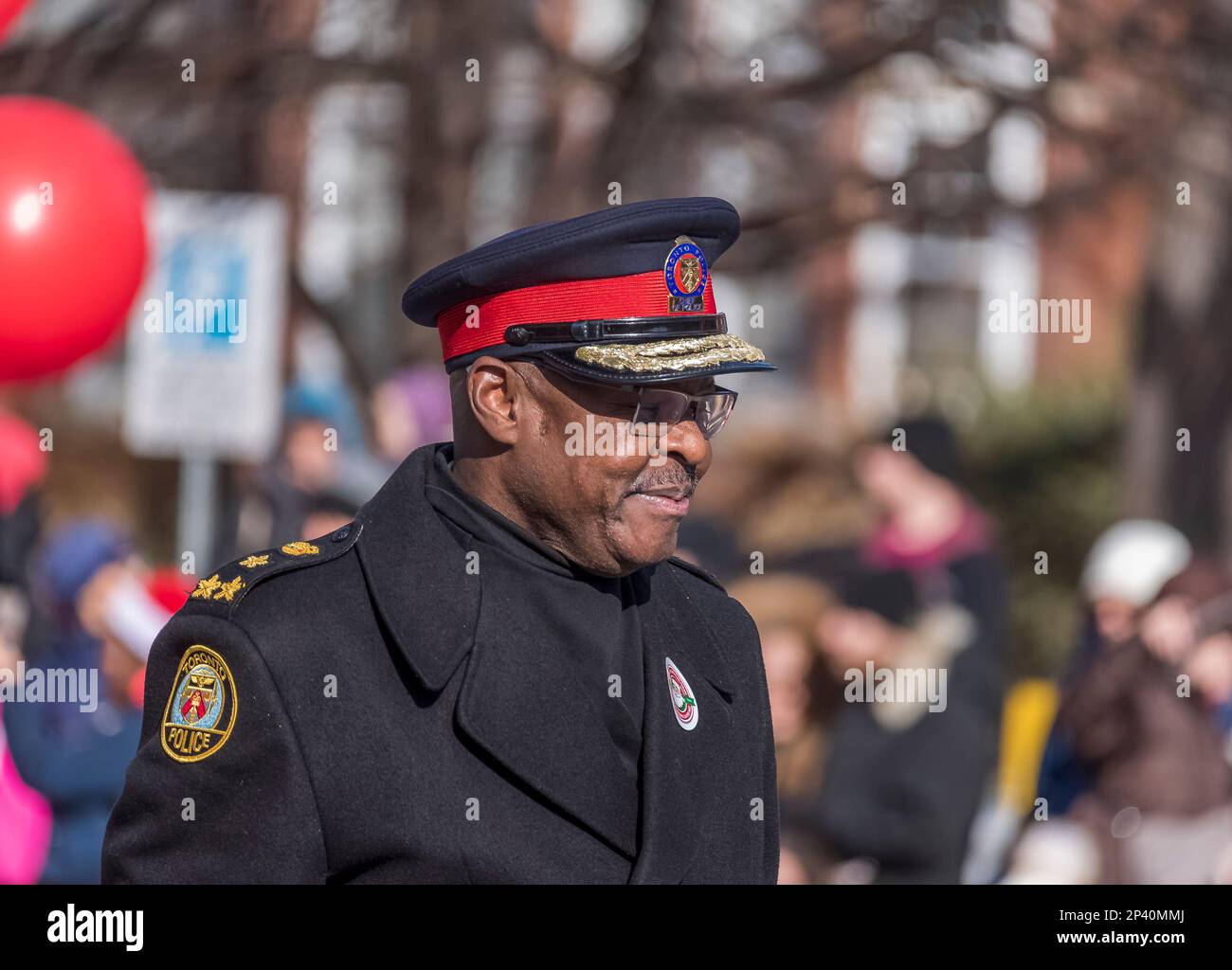 Toronto police chief Mark Saunders at Toronto's annual Santa Claus ...