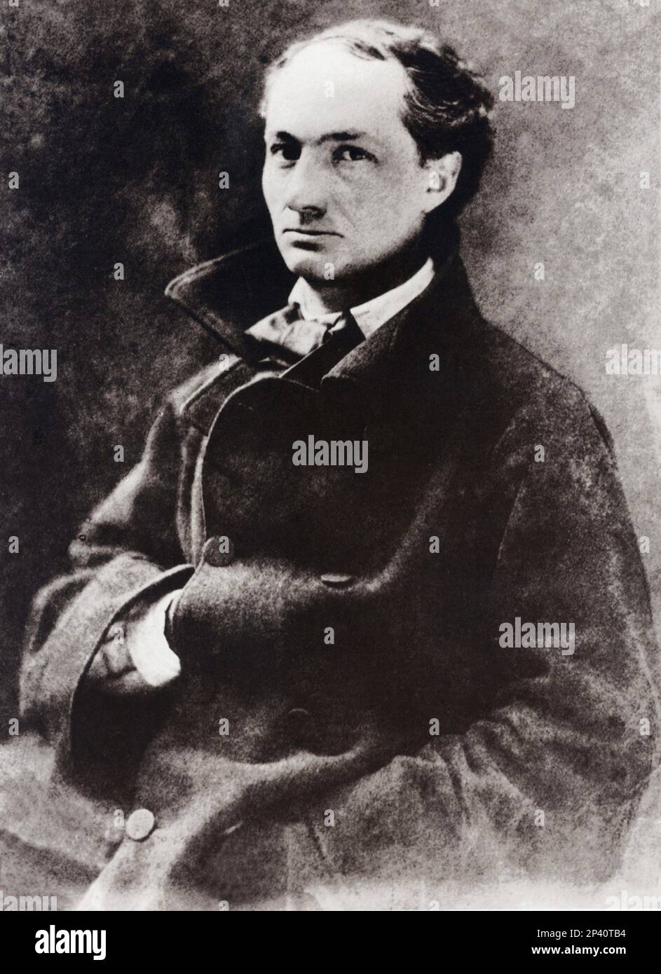 The french poet CHARLES BAUDELAIRE ( 1821 - 1867 ) photographed by ...