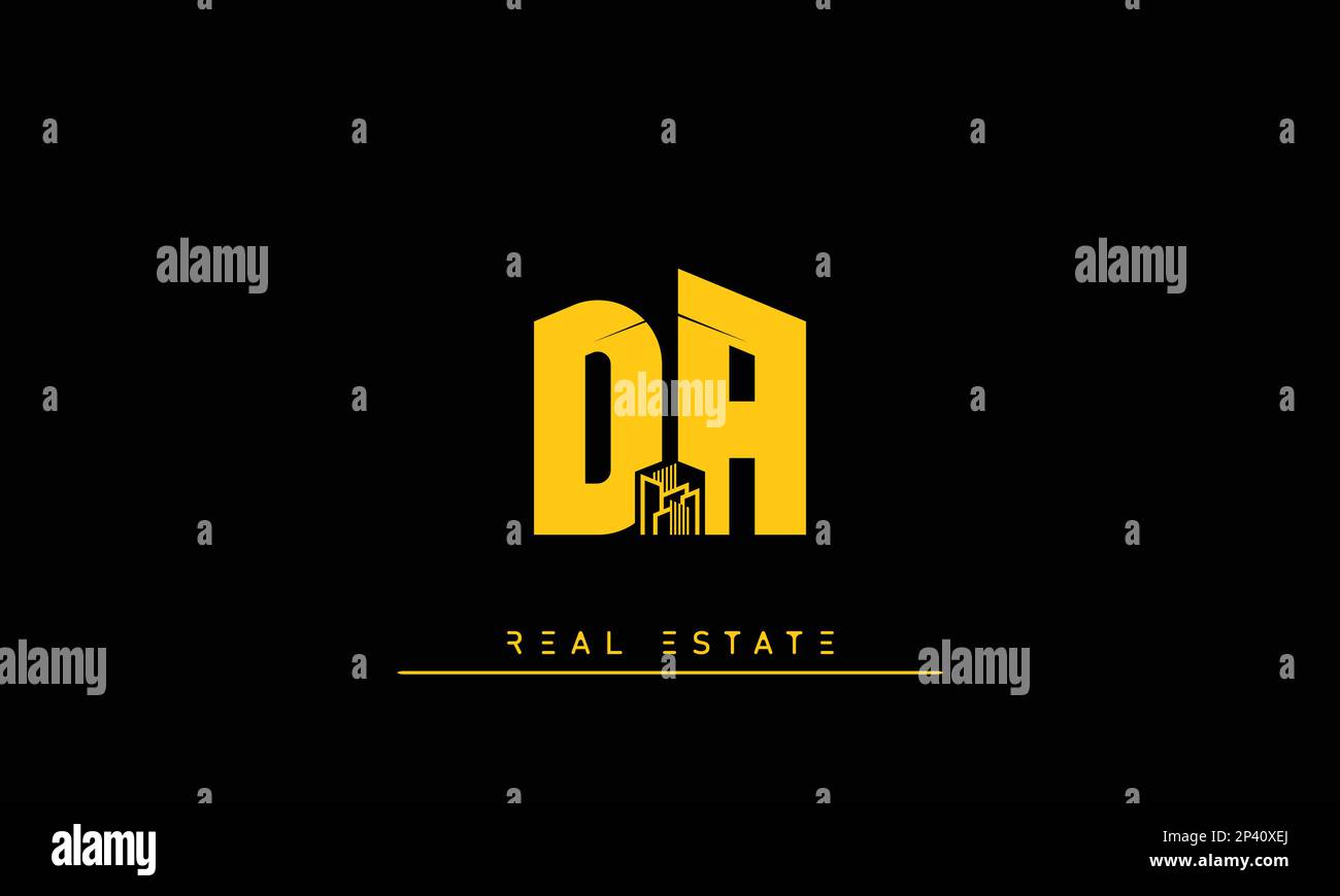 Da real estate logo hi-res stock photography and images - Alamy