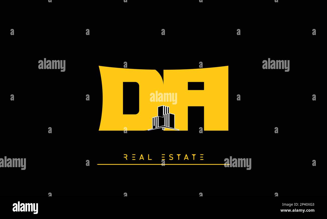 Da real estate logo hi-res stock photography and images - Alamy
