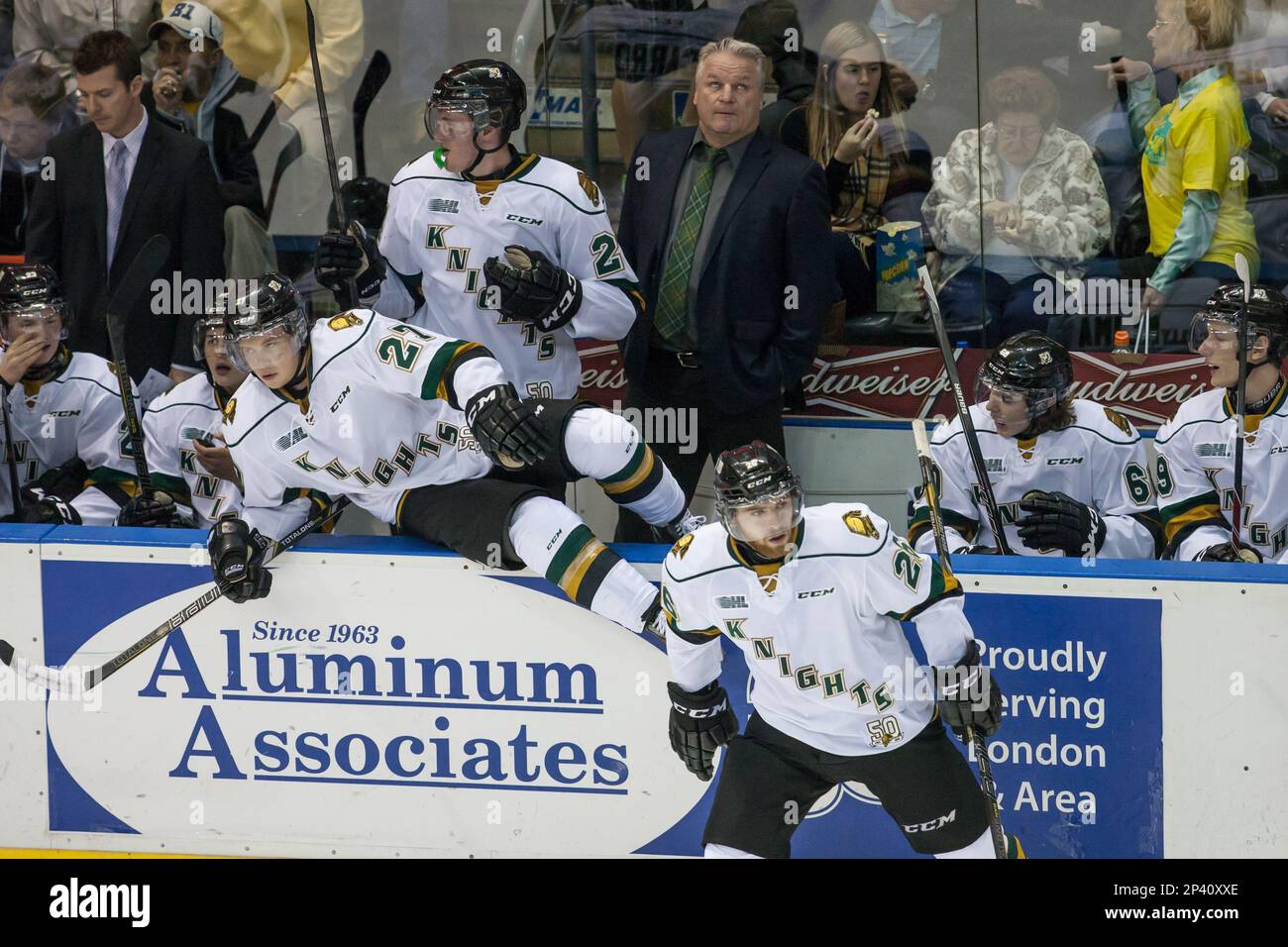 October 17, 2014. London Knights head coach and president Dale Hunter ...