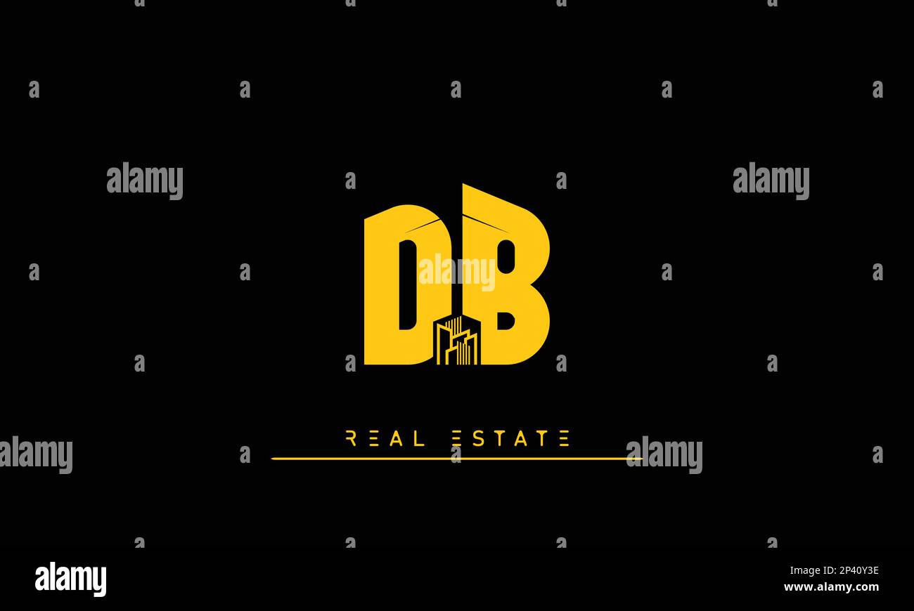 Db real estate logo hi-res stock photography and images - Alamy