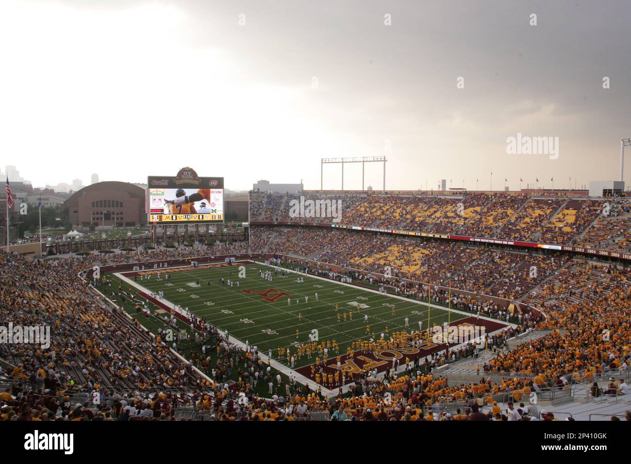12 September 2009: A general view of TCF Bank Stadium in Minneapolis ...