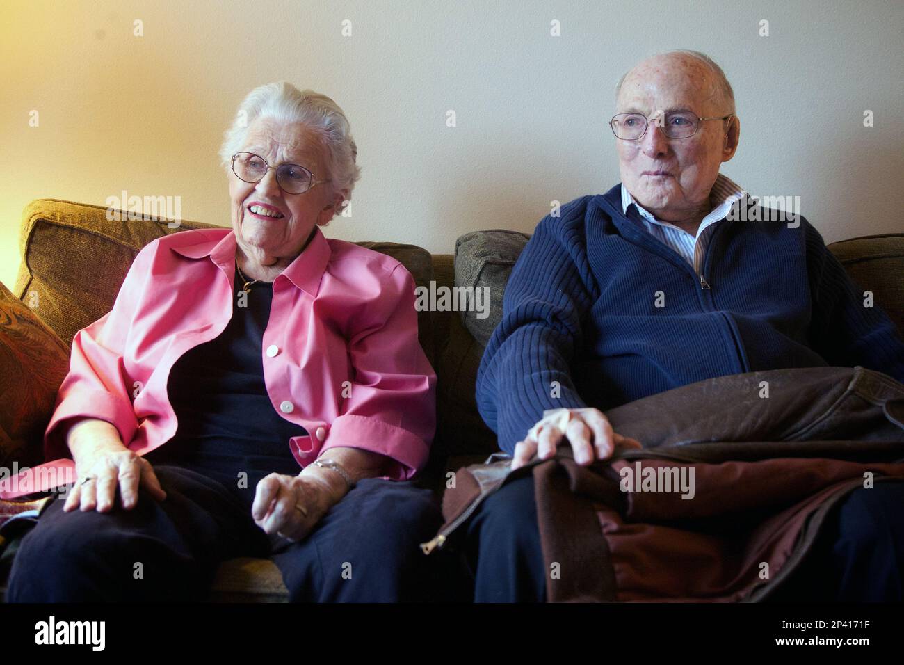 Bill Kinard, 92, and his wife Joan, 89, tell the story of how his WWII ...