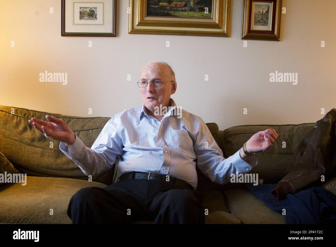 Bill Kinard, 92, and his wife Joan, 89, tells the story of how his WWII ...