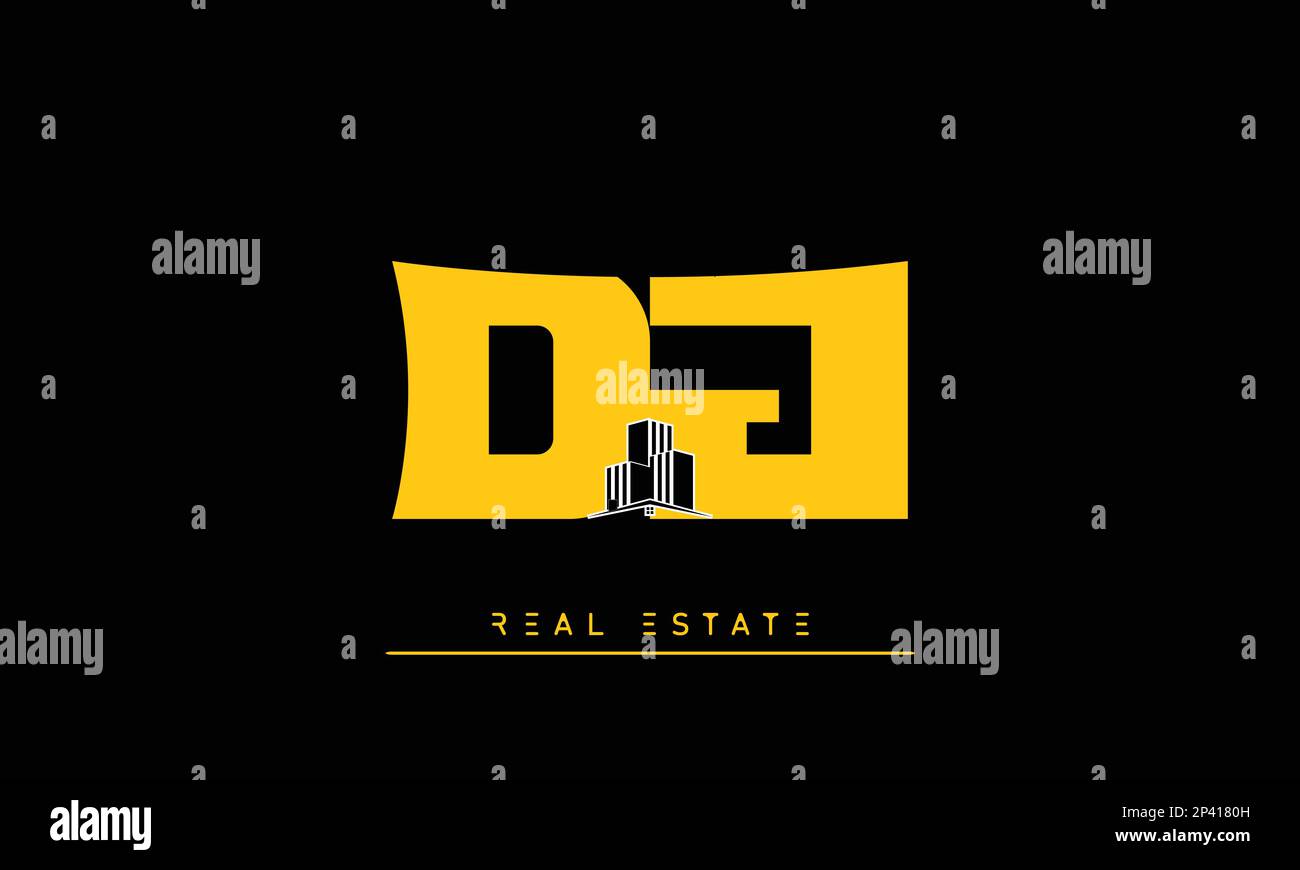 Dj real estate logo hi-res stock photography and images - Alamy